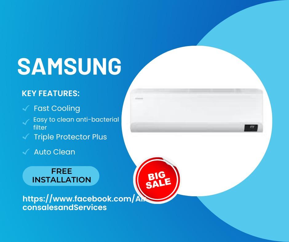 Samsung Split Type Inverter, TV & Home Appliances, Air Conditioning and ...