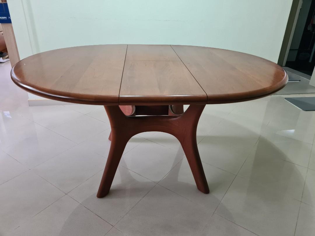 Scanteak Teak Wood extendable dinning table, Furniture & Home Living ...