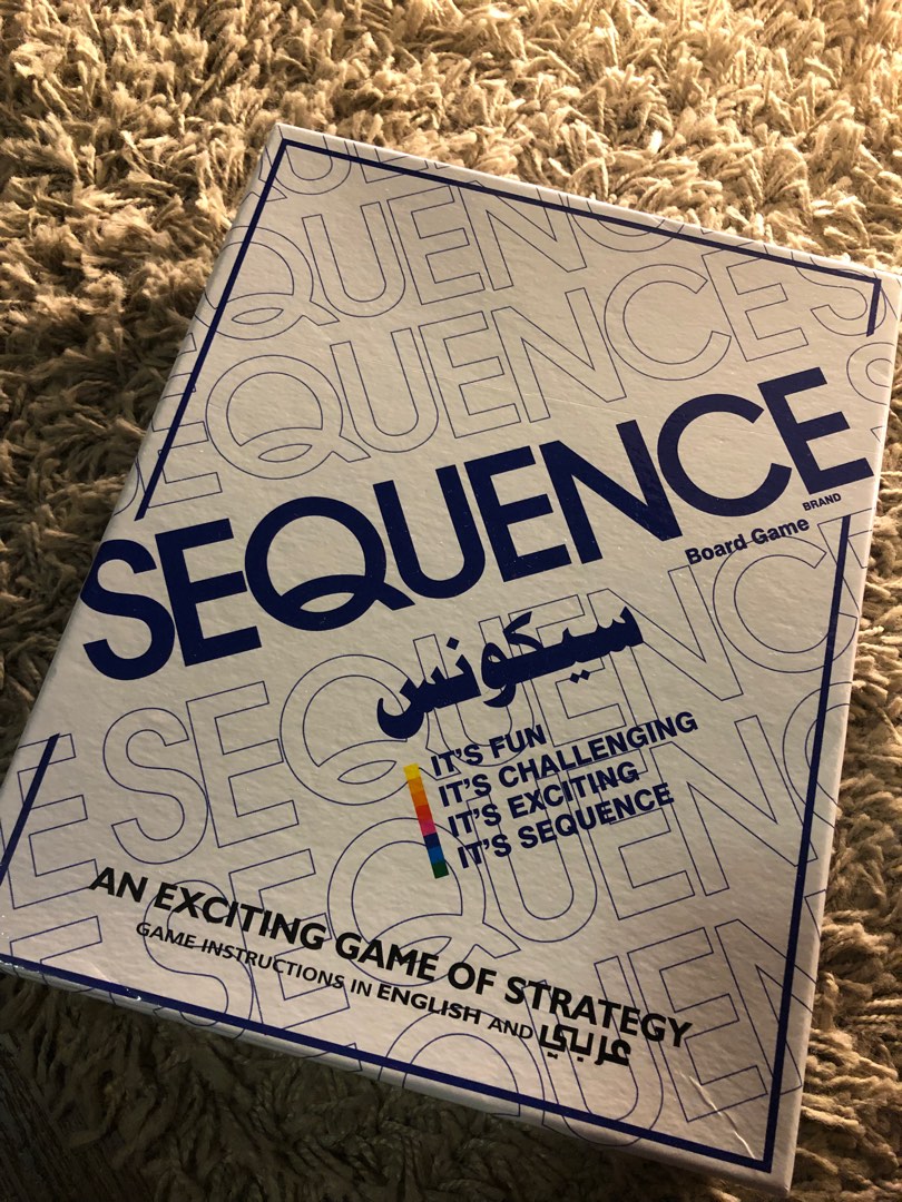 Sequence - board game, Hobbies & Toys, Toys & Games on Carousell