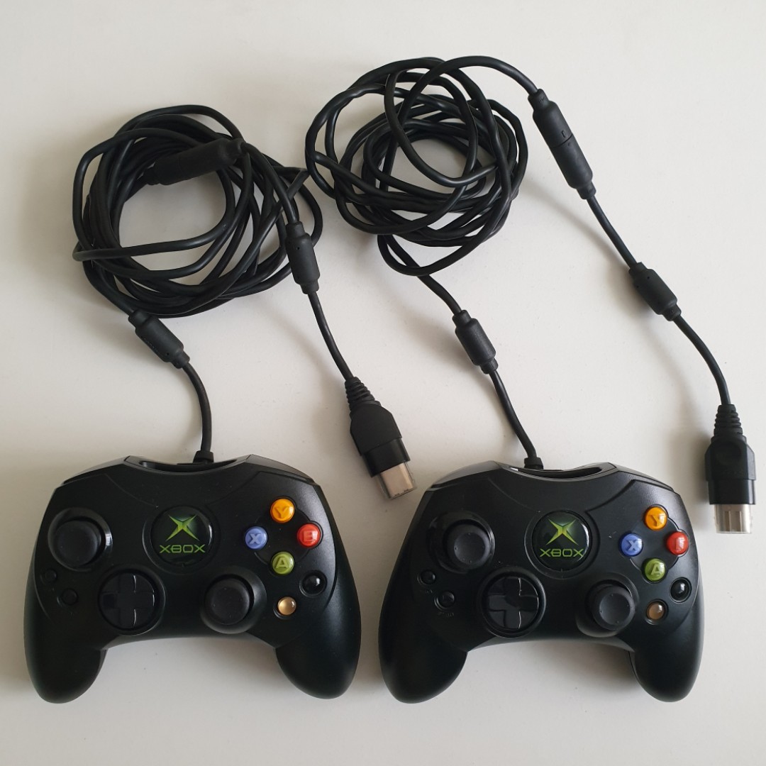 Set of 2 Xbox Wired Controller S for Original Xbox Classic OG 1st ...