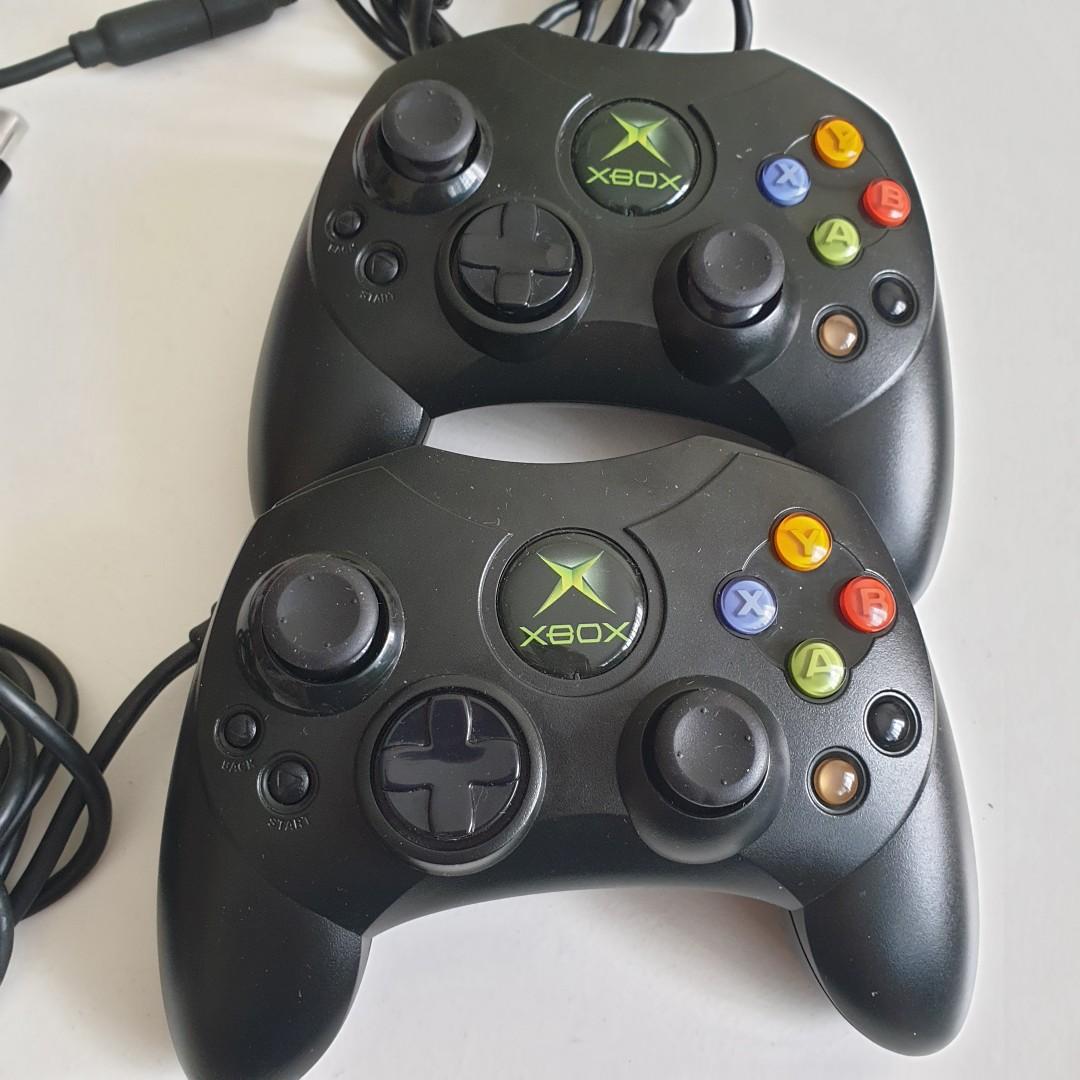 Set of 2 Xbox Wired Controller S for Original Xbox Classic OG 1st ...
