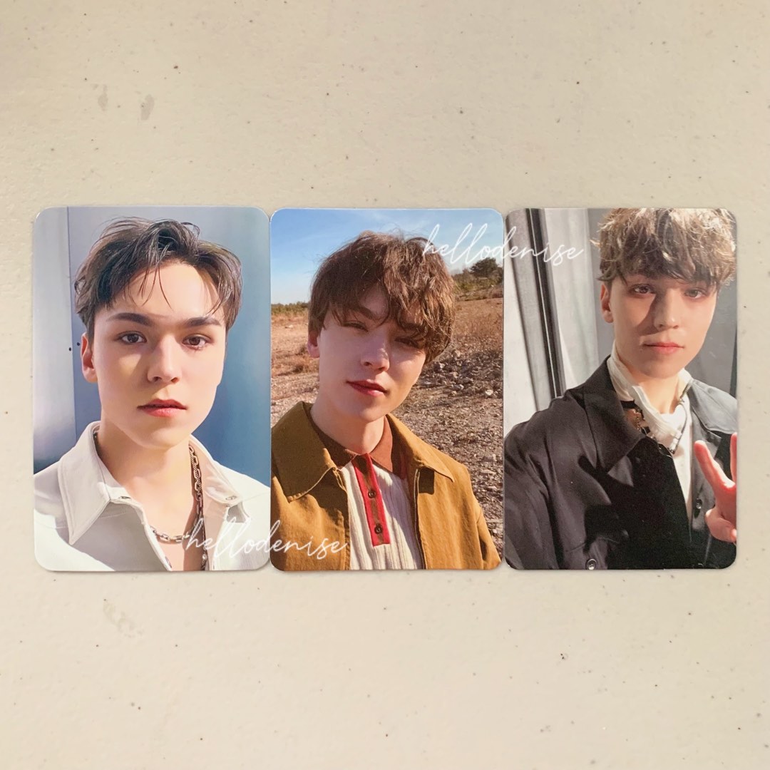 Seventeen Face The Sun Vernon Photocards, Hobbies & Toys, Memorabilia ...