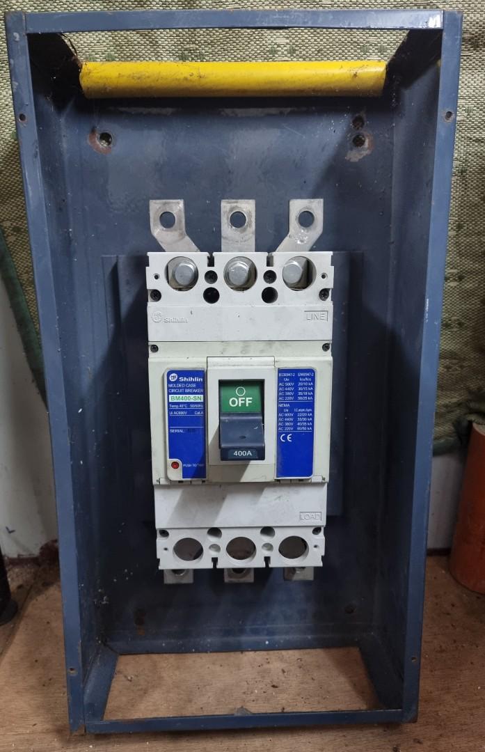 SHIHLIN BM400-SN 3 PHASE Molded Case Circuit Breaker, Commercial ...