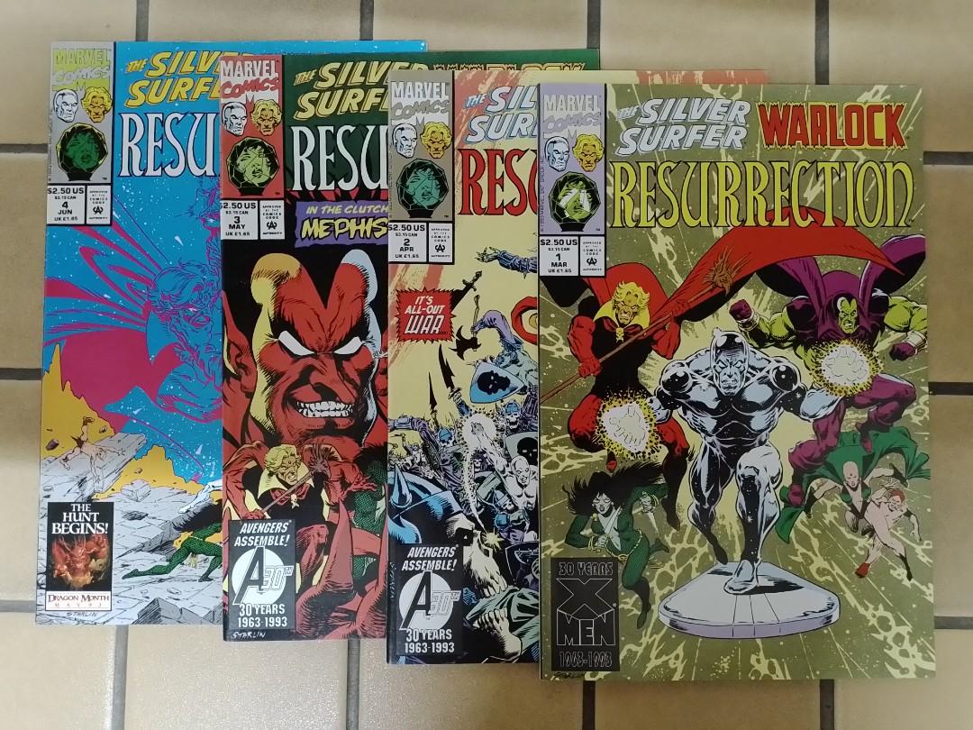 Silver Surfer/Warlock: Resurrection - 1,2,3,4 ( Jim Starlin - Cover Art ...