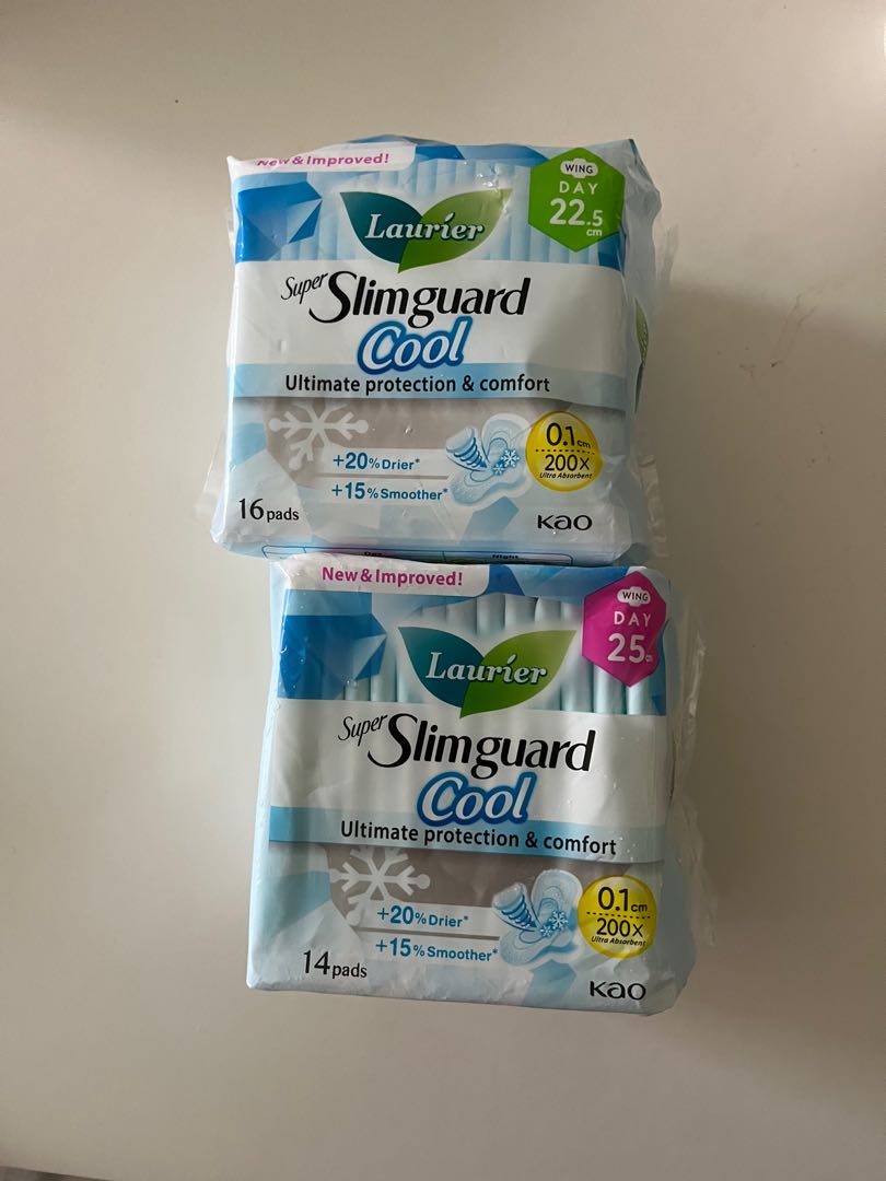 Slimguard cool laurier pad, Beauty & Personal Care, Sanitary Hygiene on ...