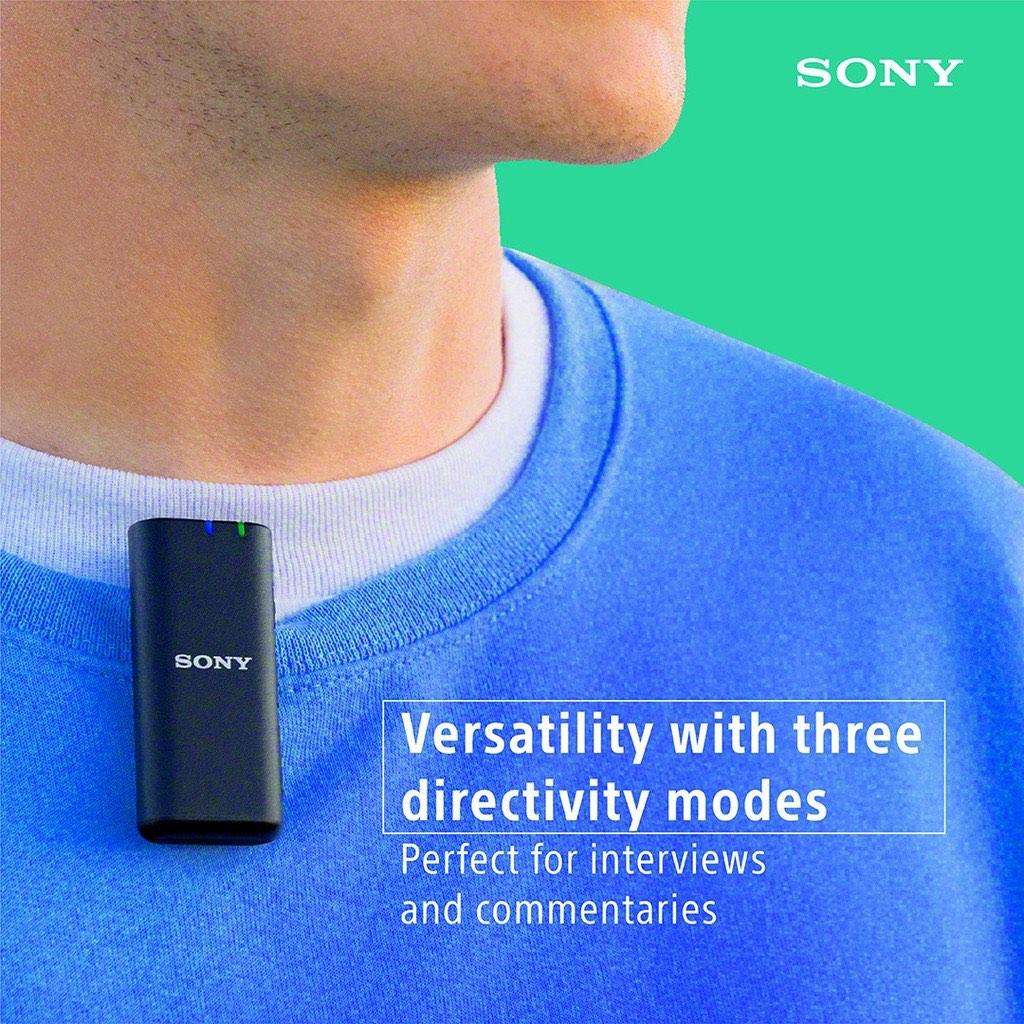 Sony ECM-W2BT camera mount digital Bluetooth wireless microphone system ...