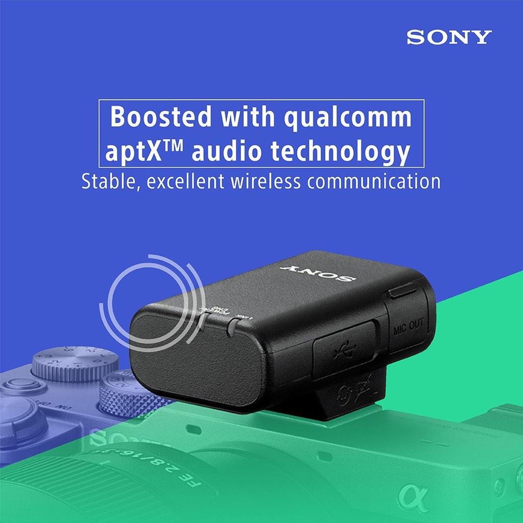 Sony ECM-W2BT camera mount digital Bluetooth wireless microphone system ...