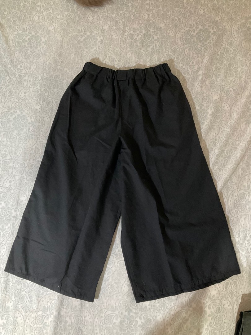 square pants black with pocket, Women's Fashion, Bottoms, Other Bottoms ...