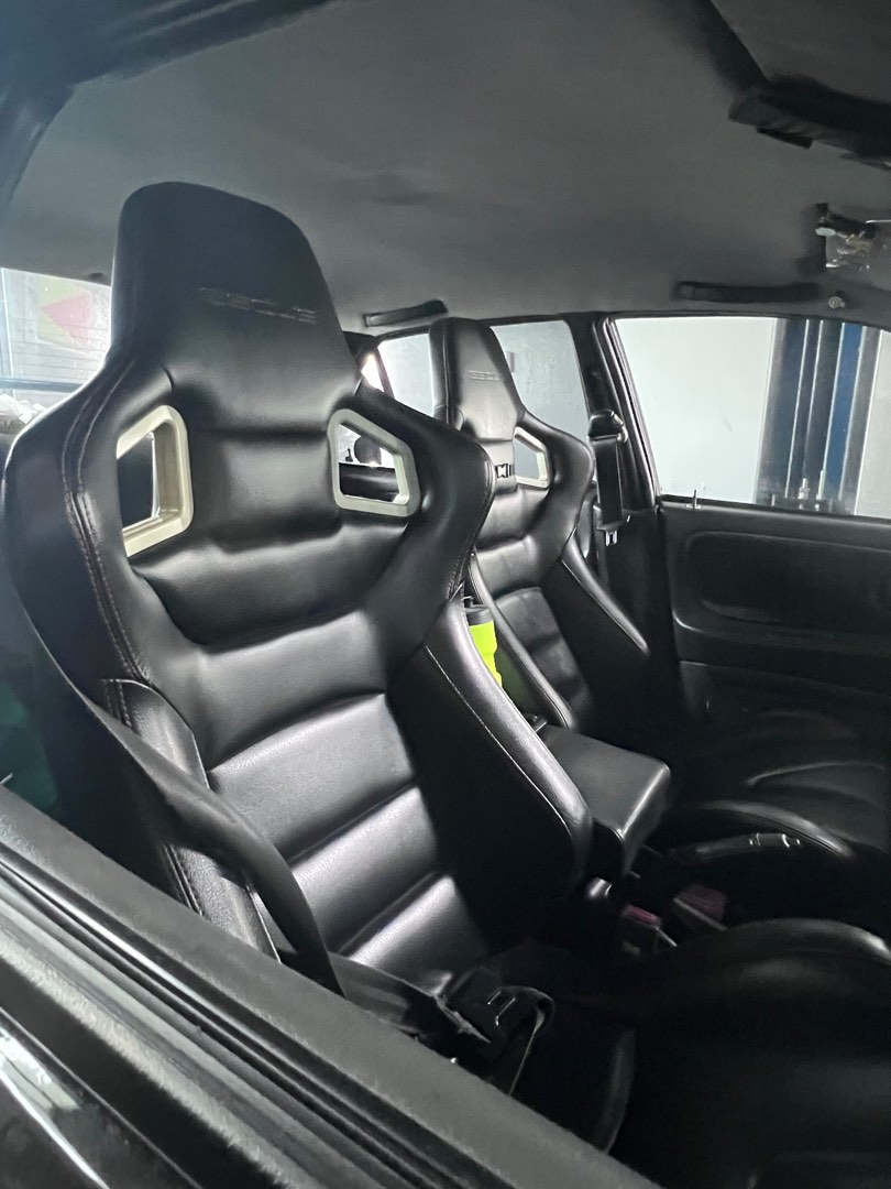 SSCUS Semi Leather Bucket Seats, Car Accessories, Accessories on Carousell