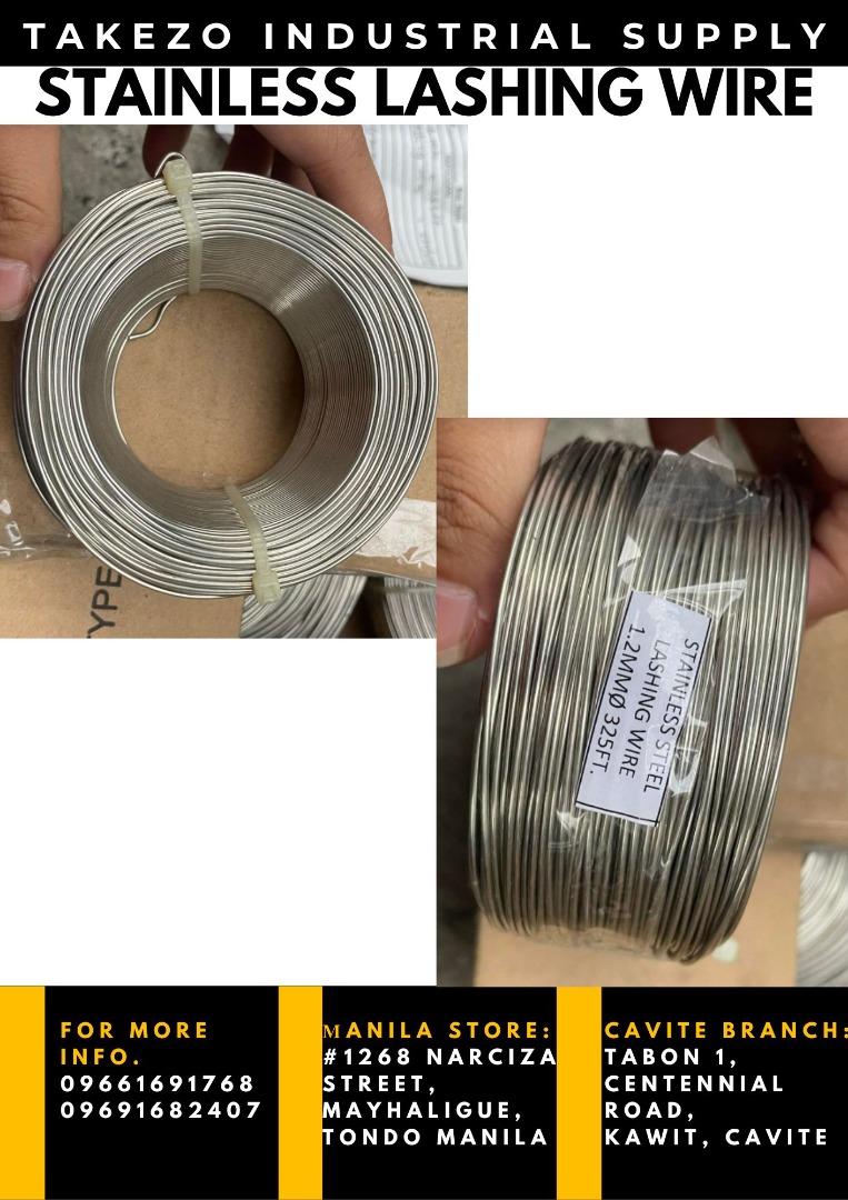 Stainless Lashing Wire, Commercial & Industrial, Industrial Equipment ...