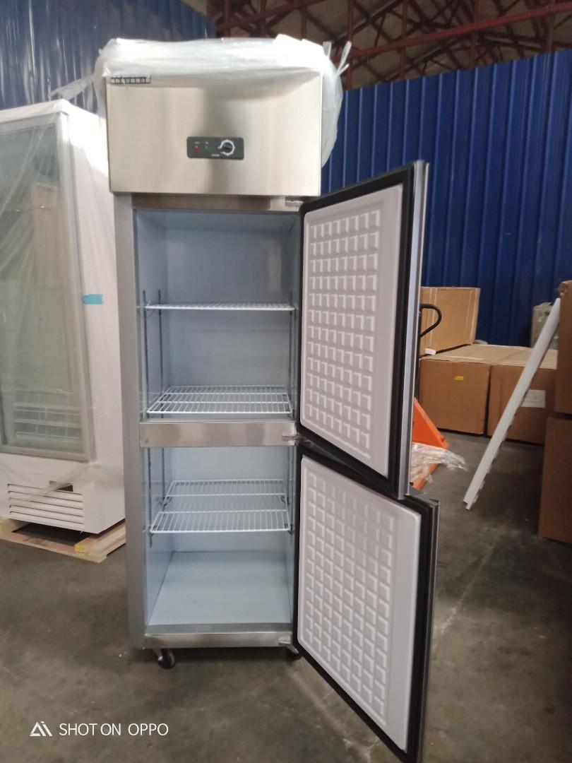 Stainless upright 2 door freezer, TV & Home Appliances, Kitchen ...