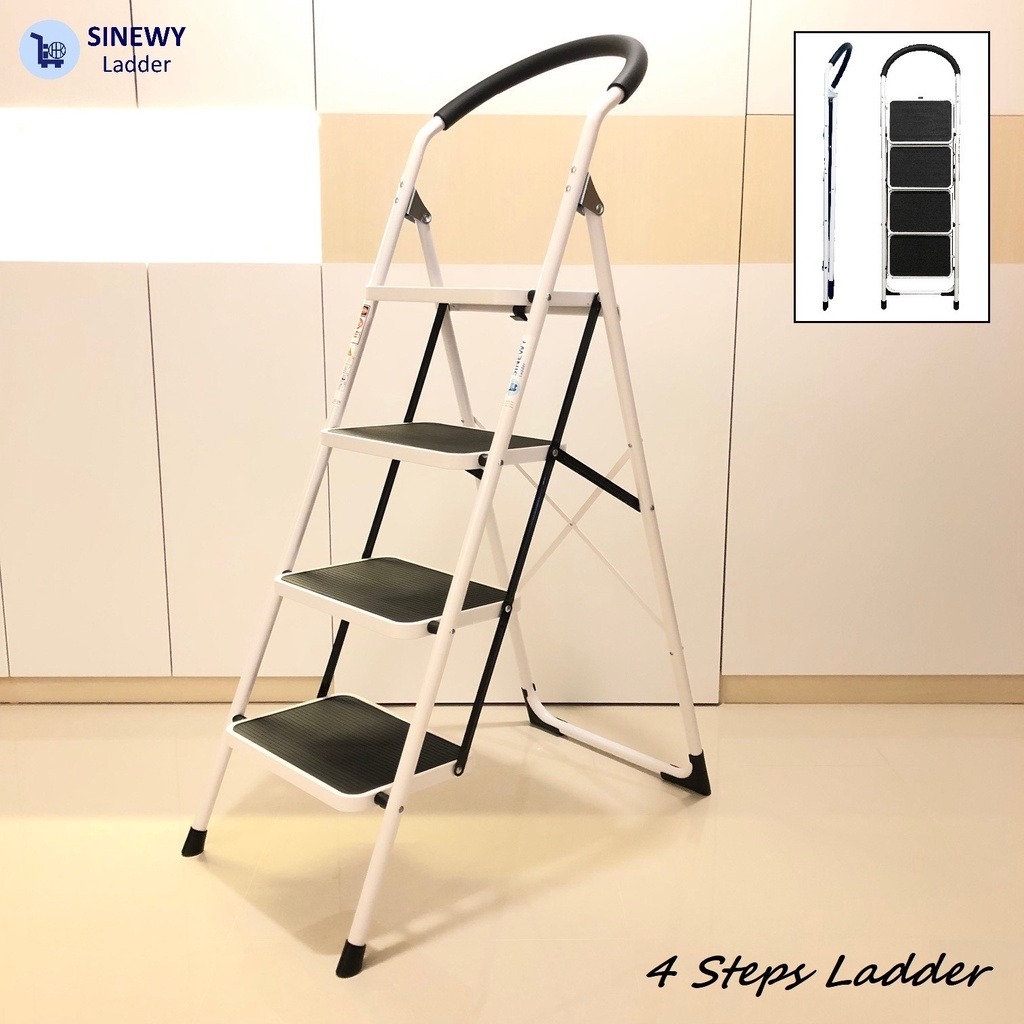 Step Ladder Foldable 2,3,4 steps, Furniture & Home Living, Home ...