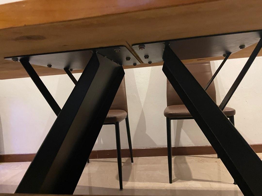 Table set 6-8 pax, Furniture & Home Living, Furniture, Tables & Sets on ...