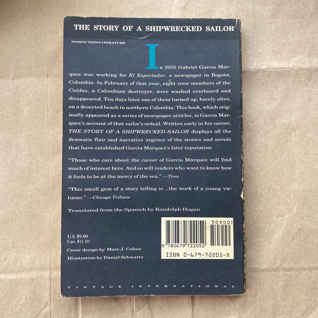 The story of a shipwrecked sailor by gabriel garcia marquez, Hobbies ...