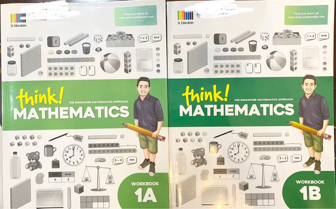 Think Mathematics Workbook 1A and 1B (set), Hobbies & Toys, Books ...