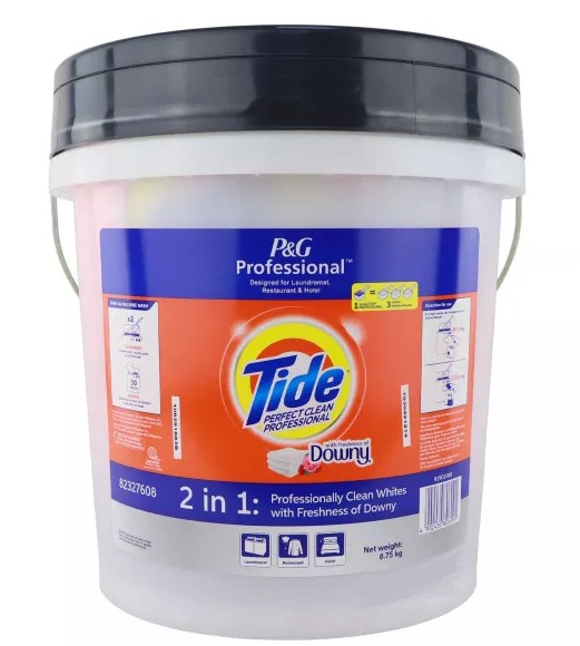 Tide Professional Powder Detergent with Downy 8.75kg, Furniture & Home ...