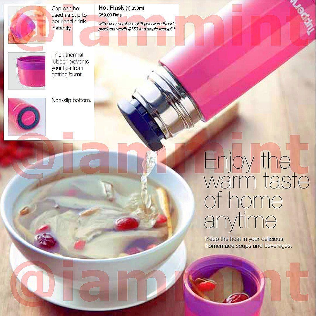 Tupperware 350 ml Hot or Cold Stainless Steel Thermal Flask Tumbler ...