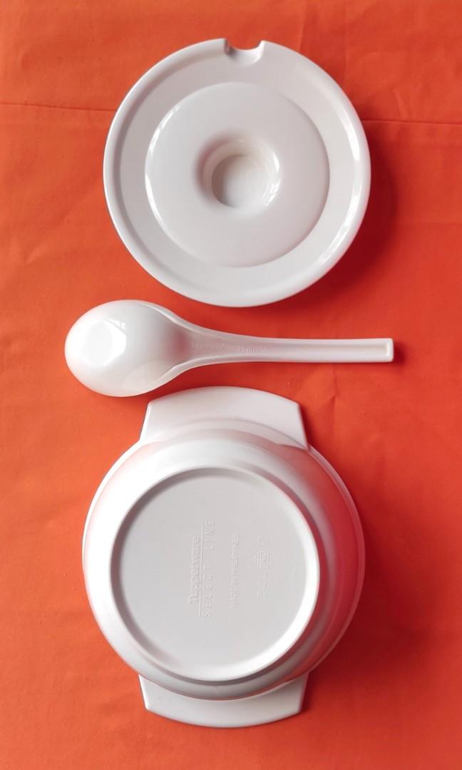Tupperware Select Line Rice Soup Server With Ladle Spoon, Furniture ...