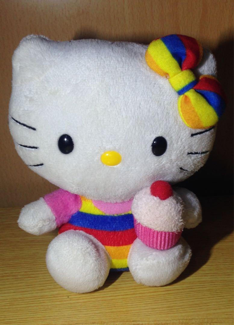 TY Hello Kitty by Sanrio Cupcake Plush Toy, Hobbies & Toys, Toys ...