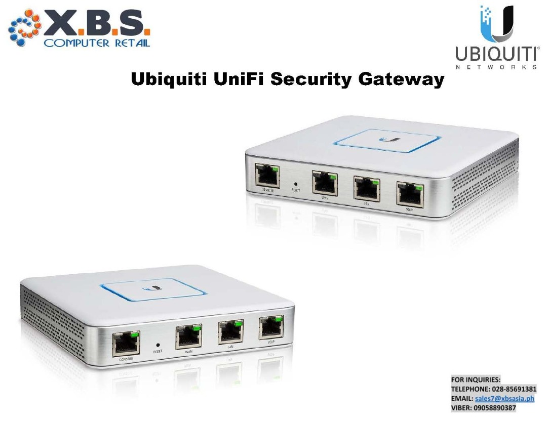 Ubiquiti UniFi Security Gateway, Computers & Tech, Office & Business ...