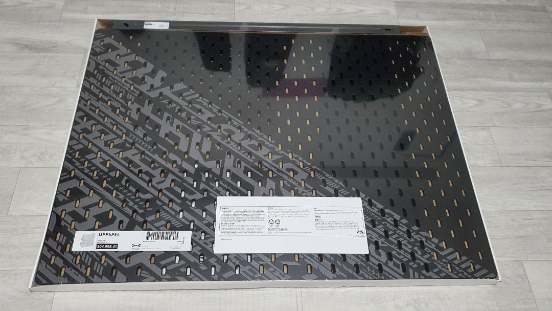 UPPSPEL - Pegboard, black, 76x56 cm, Furniture & Home Living, Furniture ...