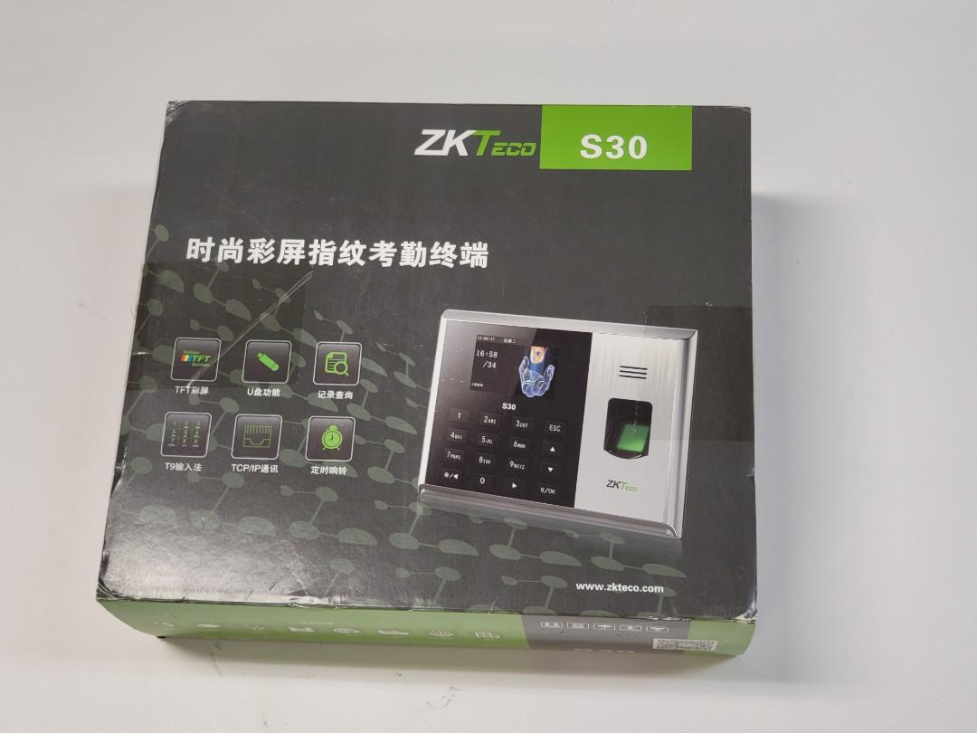 Used ZKTeco S30 Biometric Fingerprint Time Attendance device, Computers ...