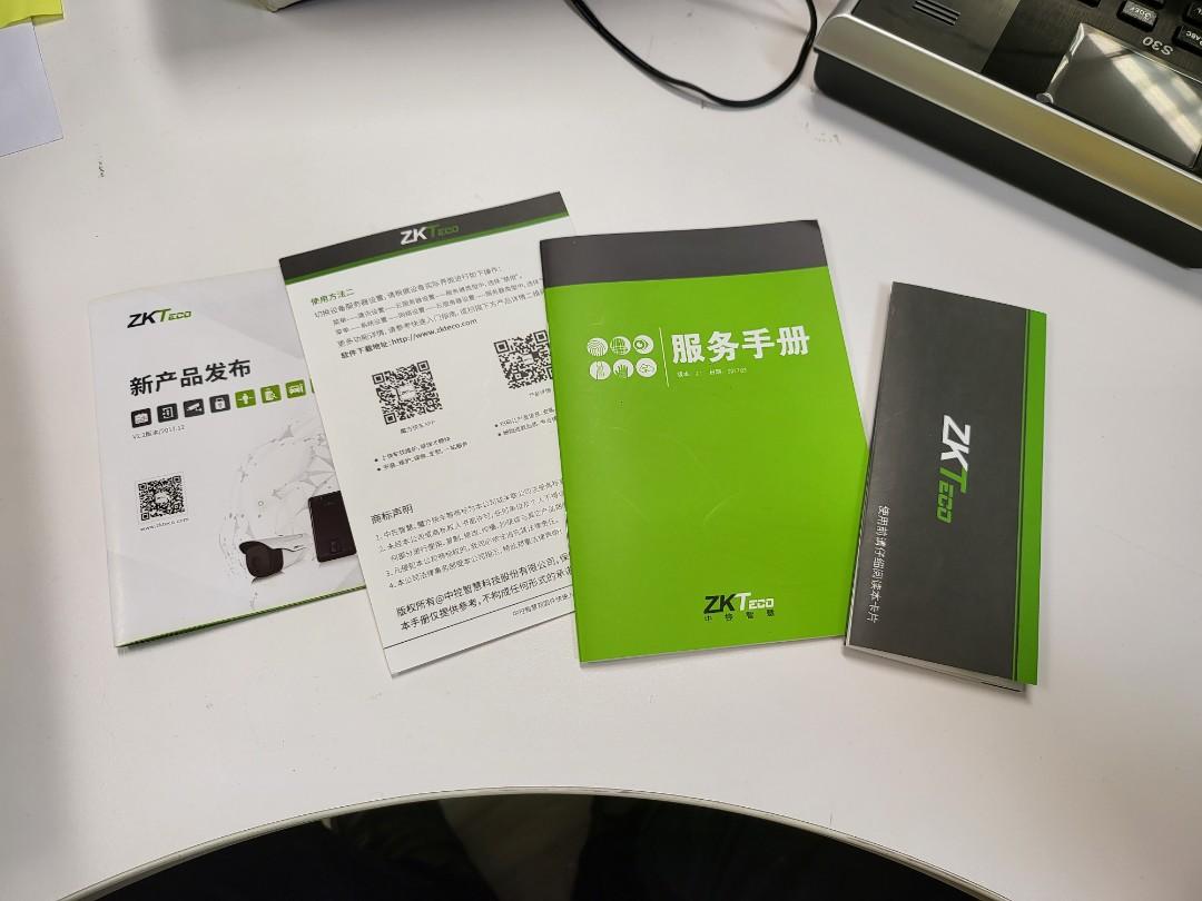 Used ZKTeco S30 Biometric Fingerprint Time Attendance device, Computers ...