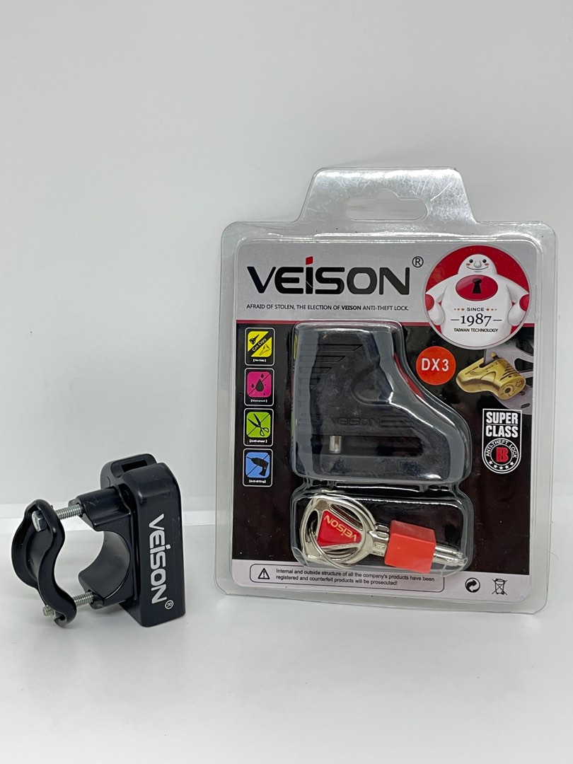 Veison brake disc lock, Motorcycles, Motorcycle Accessories on Carousell