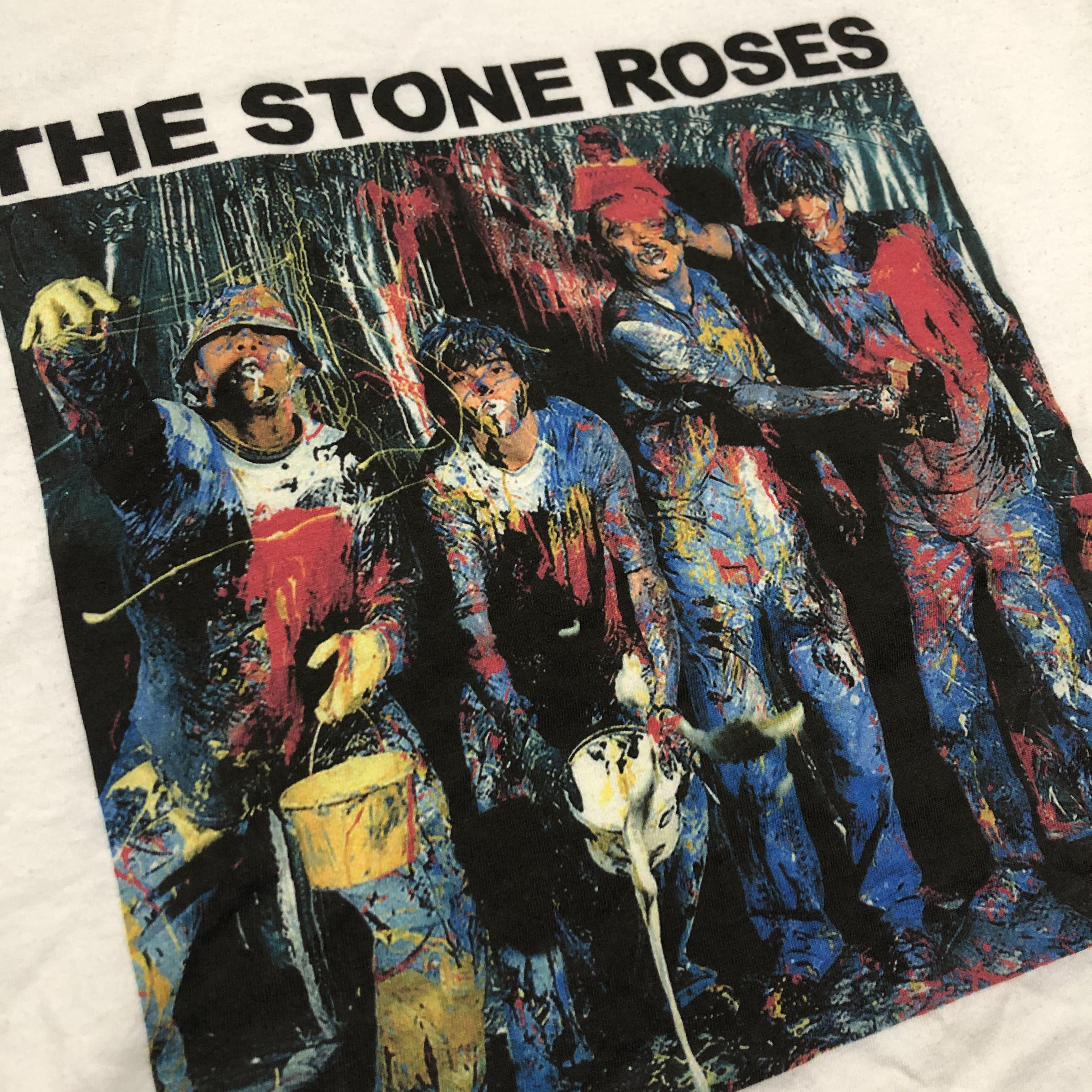 Vintage Stone Roses Band Tee, Men's Fashion, Tops & Sets, Tshirts ...