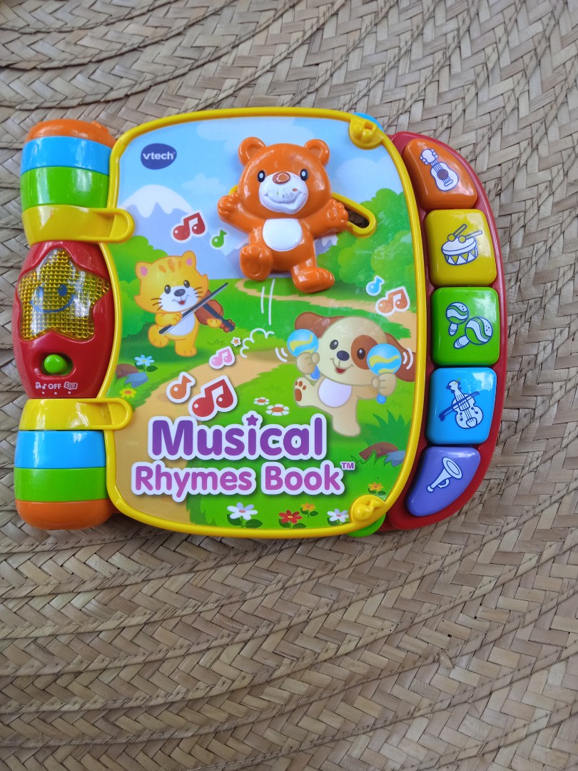 Vtech Musical Rhymes Book, Babies & Kids, Infant Playtime on Carousell