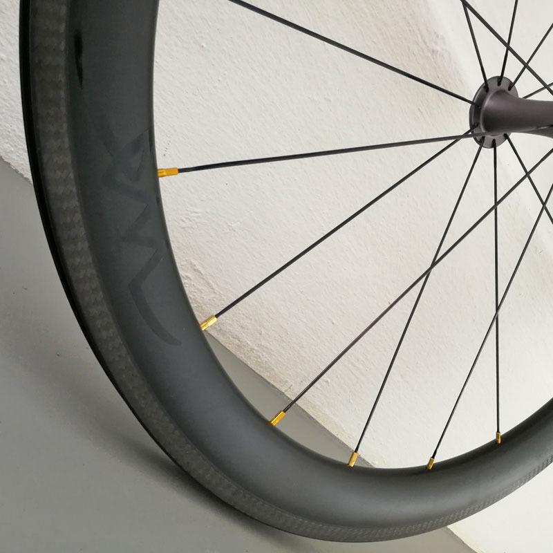 Wheel Angel SL28 50mm Road (700c) Carbon Wheel Set, Sports Equipment ...