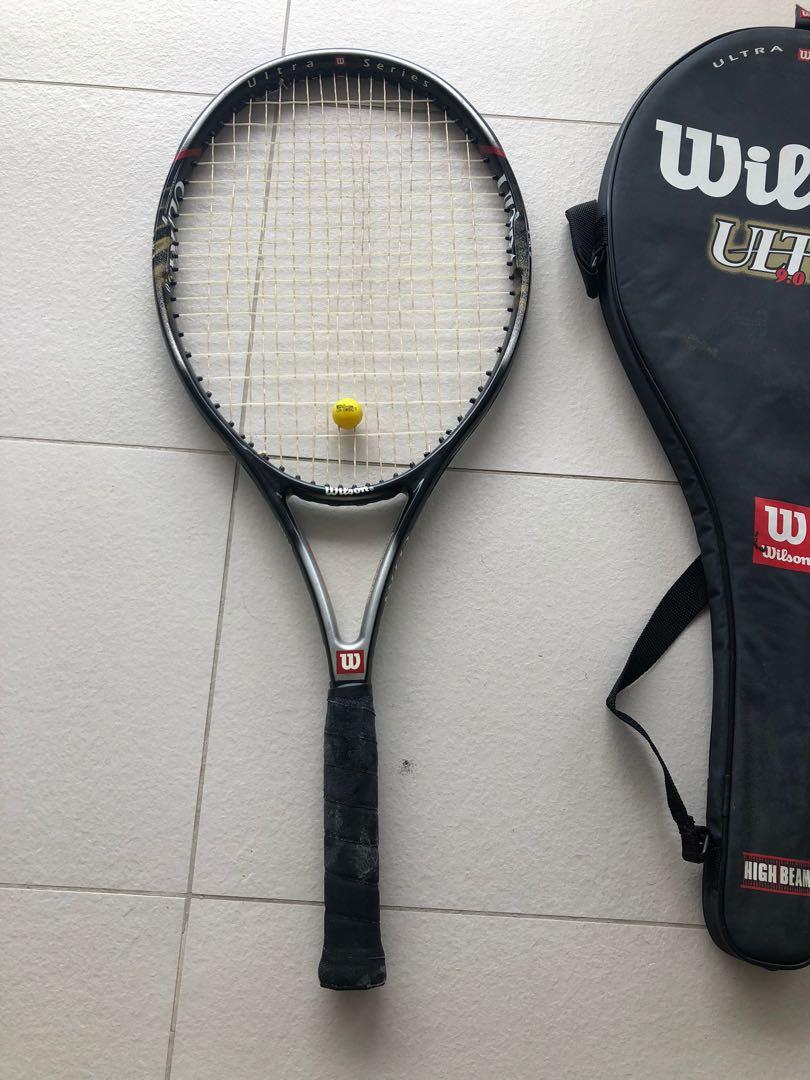 Wilson Tennis Racket Ultra Series 9.0, Sports Equipment, Sports & Games ...