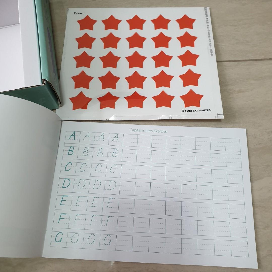 Wipe clean alphabet letter cards, Hobbies & Toys, Books & Magazines ...