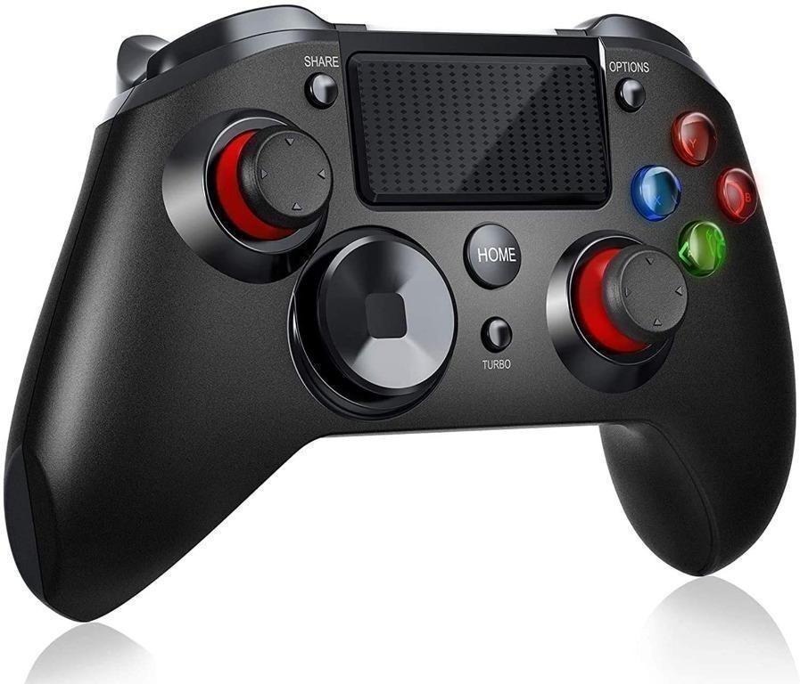 Wireless Controller for PS4, 1300mAh Rechargeable Battery Game ...