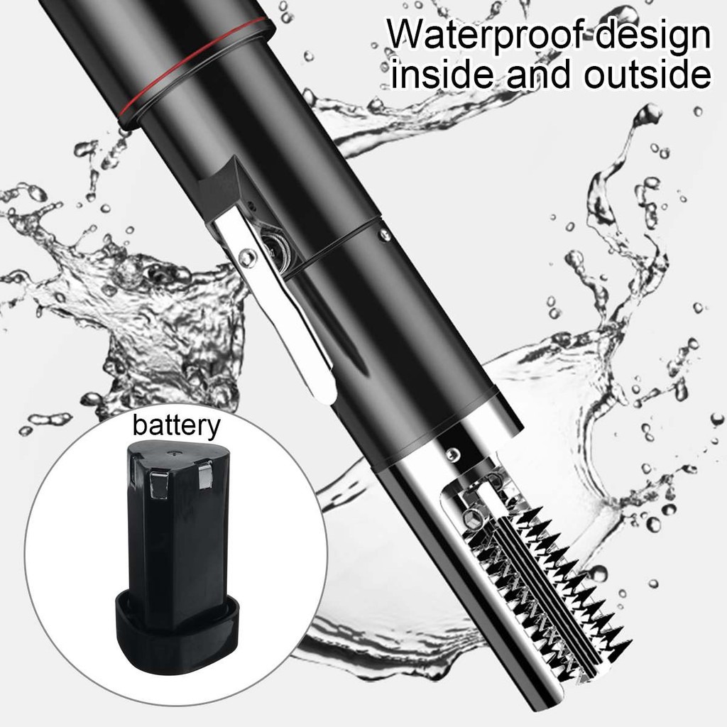 Wireless Electric Scraping Fish Scales Machine Clean Easy Fish Stripper ...