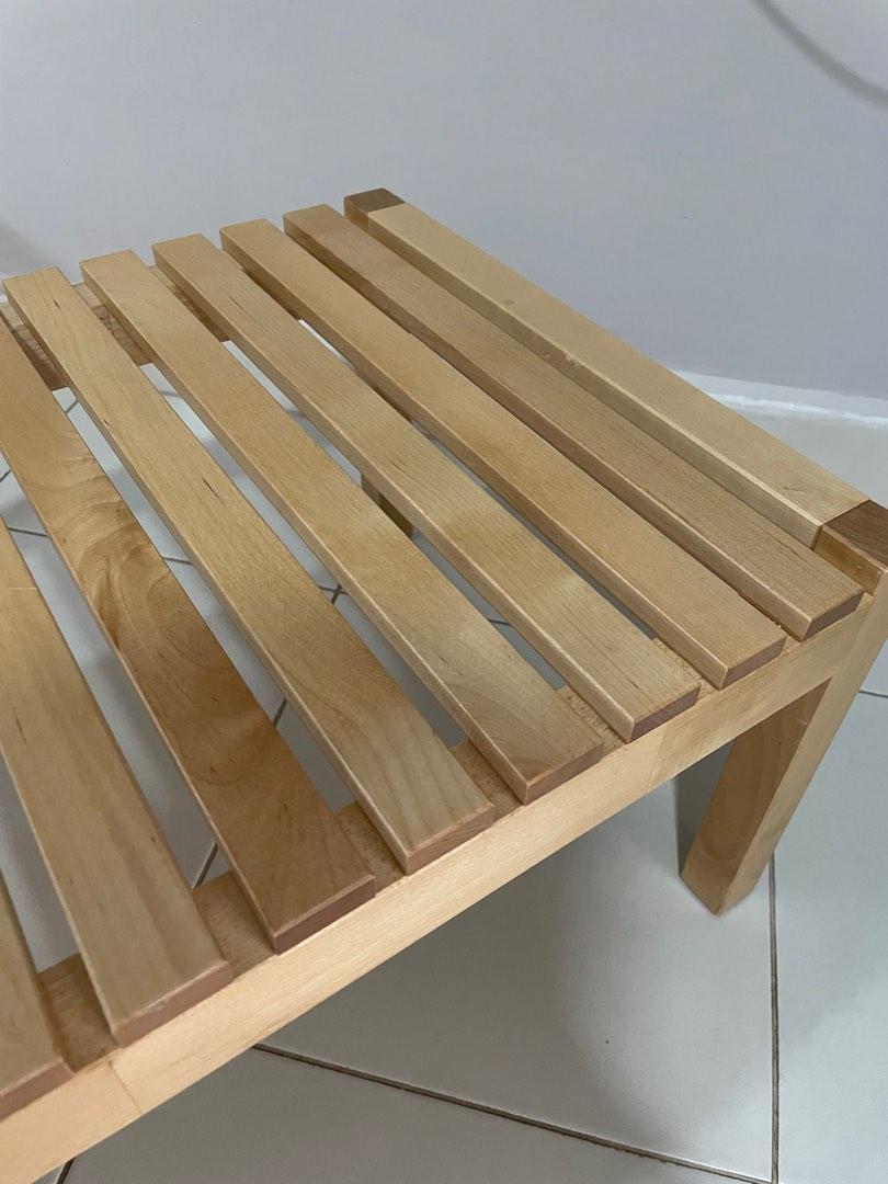 Wooden Shoe Rack/ Stool, Furniture & Home Living, Furniture, Chairs on ...