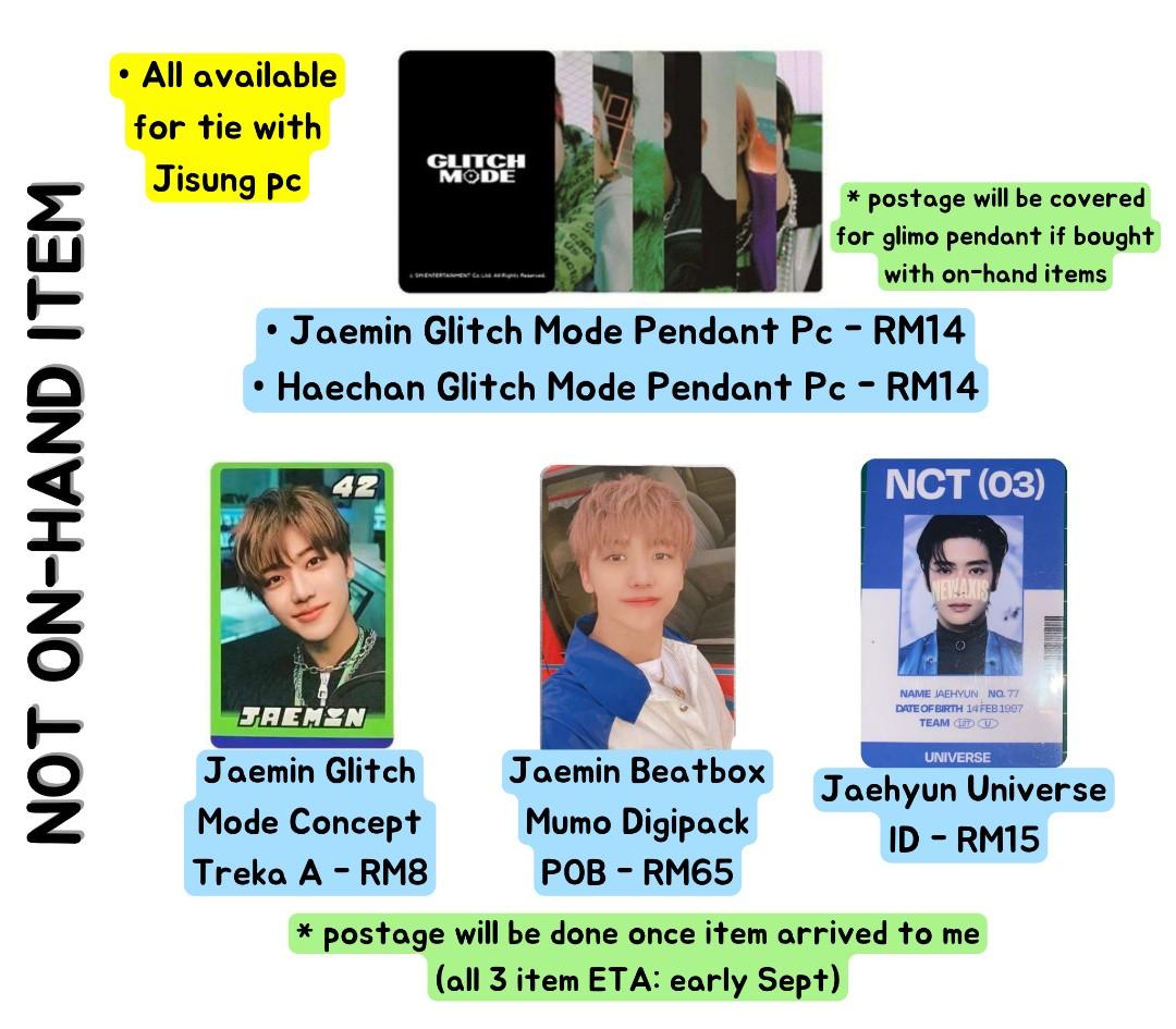 [WTS] NCT DREAM NCT 127 WAYV SANRIO various pc (Jisung Beatbox ...