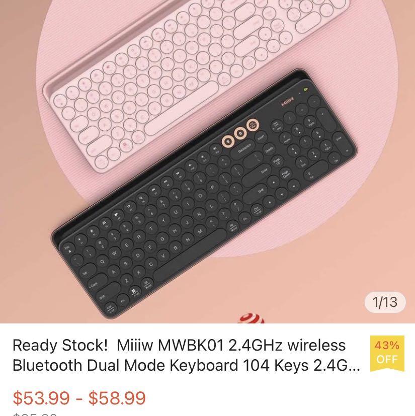 Xiaomi wireless Bluetooth keyboard, Computers & Tech, Parts ...