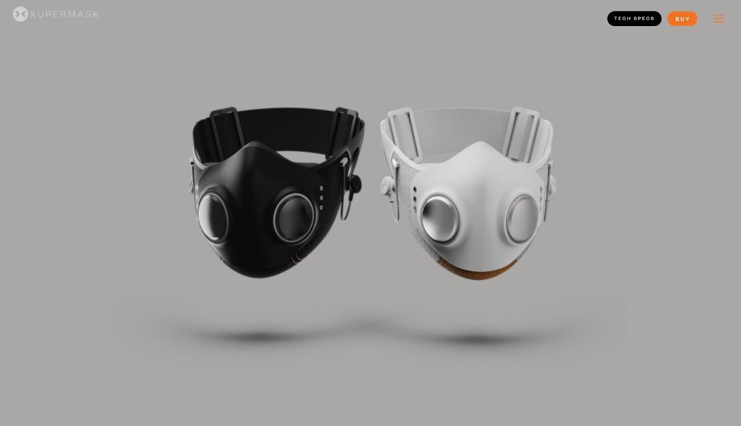 XUPERMASK Imported Fashion Face Mask with HEPA Filters and Earphone ...