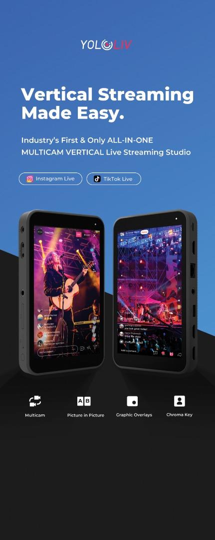 Yololiv Instream - For Vertical Video Streaming to Instagram and TikTok ...