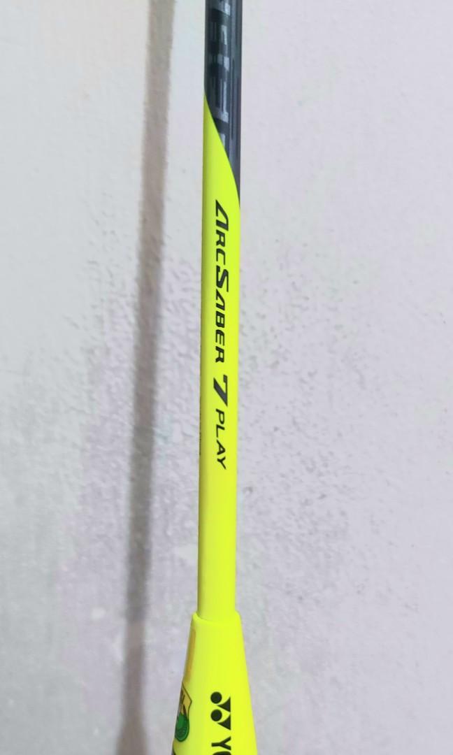 new yonex arcsaber 7 play, Sports Equipment, Sports & Games, Racket & Ball Sports on Carousell