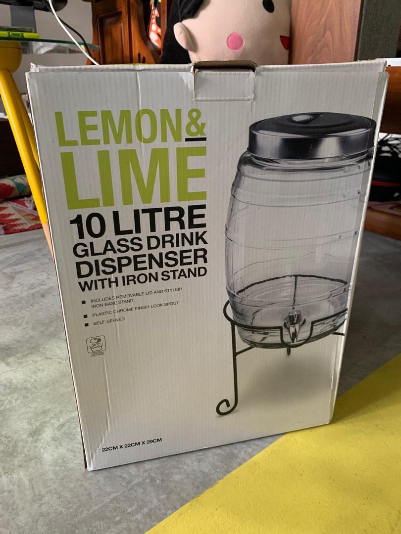 10L glass drink dispenser, Furniture & Home Living, Kitchenware ...