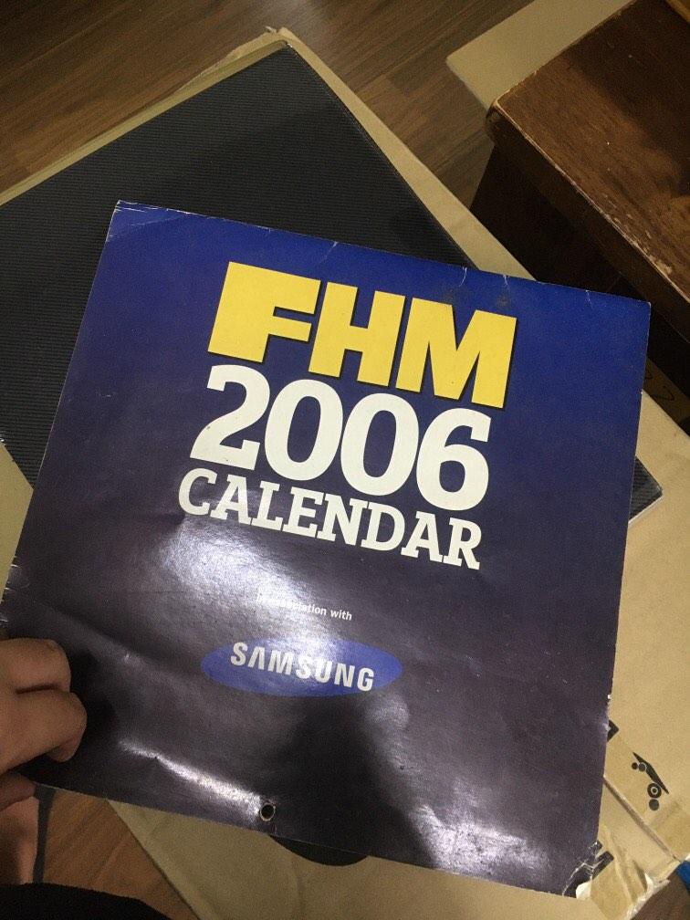 2006 FHM Magazine Calender, Hobbies & Toys, Collectibles & Memorabilia ...