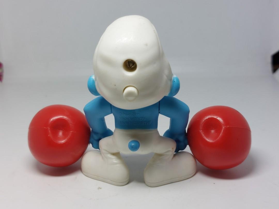 2011 Mcdonald's Happy Meal Smurfs Hefty Smurf With Barble Collectible ...
