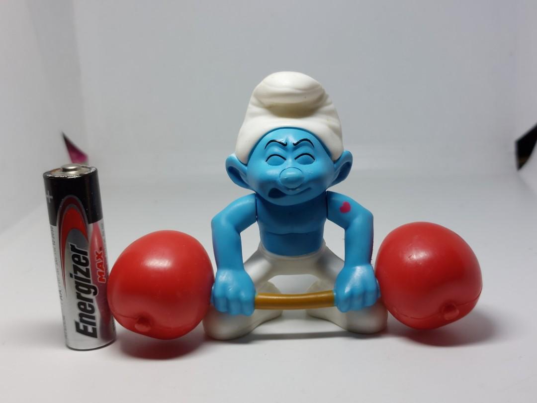 2011 Mcdonald's Happy Meal Smurfs Hefty Smurf With Barble Collectible ...