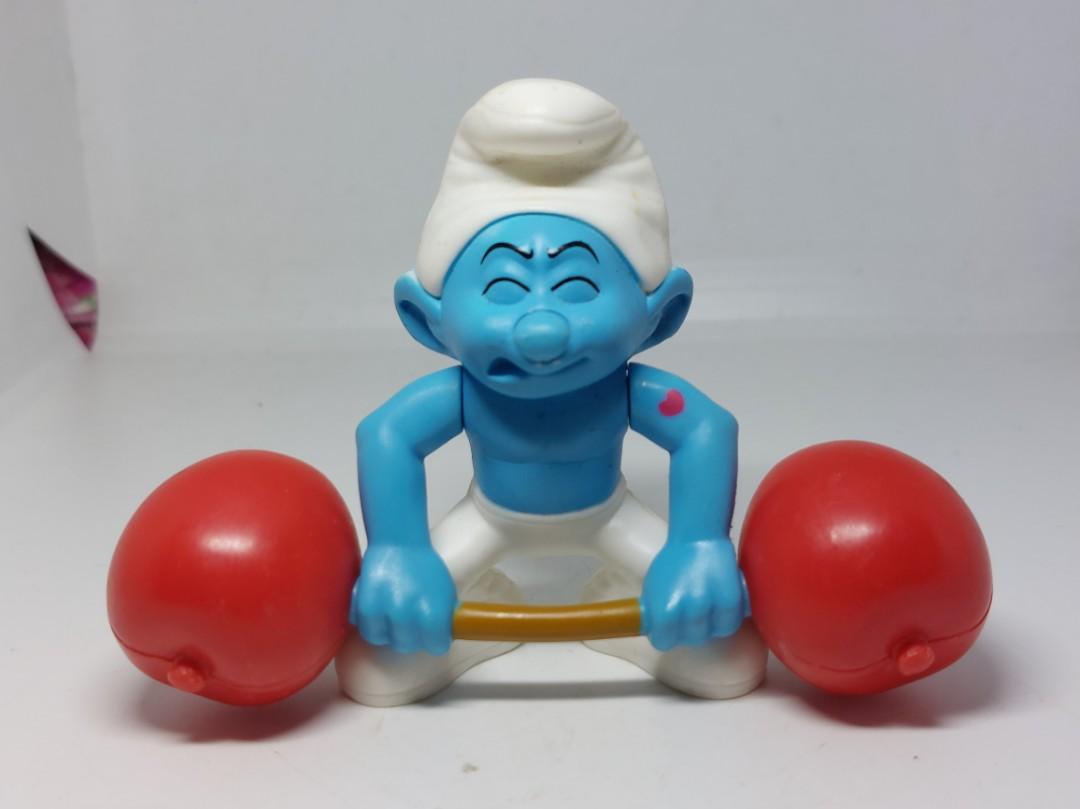 2011 Mcdonald's Happy Meal Smurfs Hefty Smurf With Barble Collectible ...