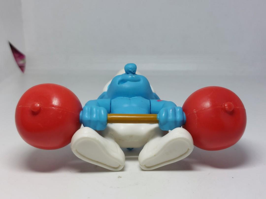 2011 Mcdonald's Happy Meal Smurfs Hefty Smurf With Barble Collectible ...