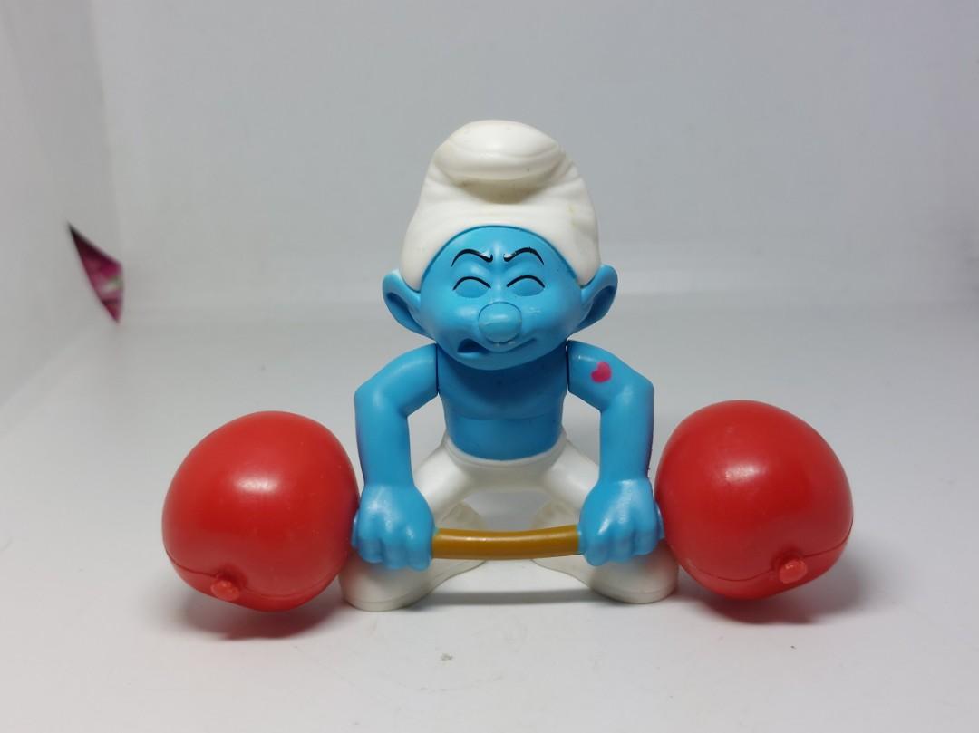 2011 Mcdonald's Happy Meal Smurfs Hefty Smurf With Barble Collectible ...