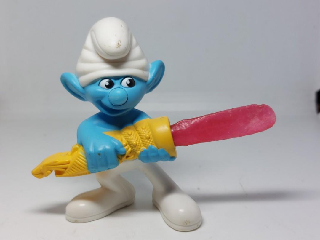 2011 Mcdonald's Happy Meal Smurfs Clumsy Smurf Collectible Toy Figure ...