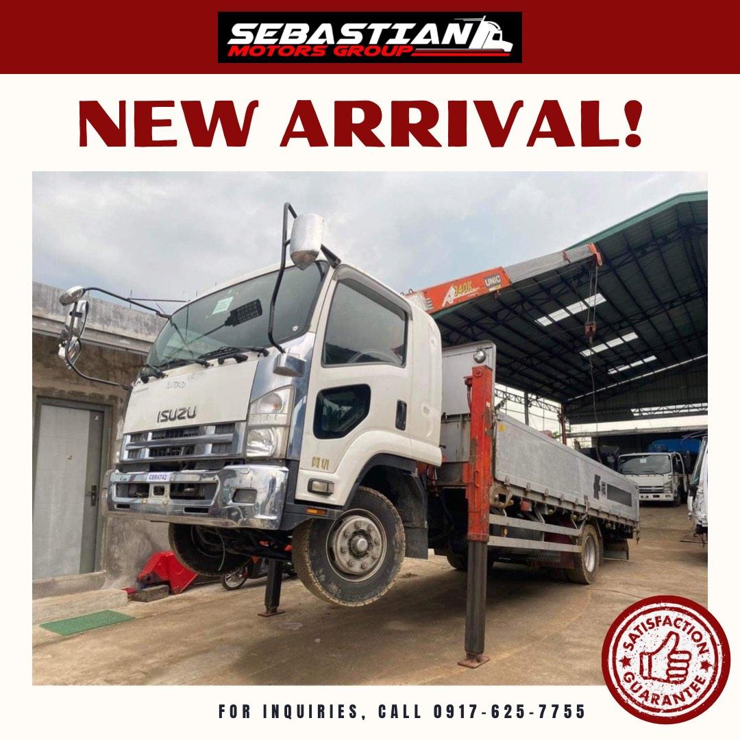 2021 Isuzu Forward F-Series FTR Self Loader with Unic Boom Crane 3.4 ...